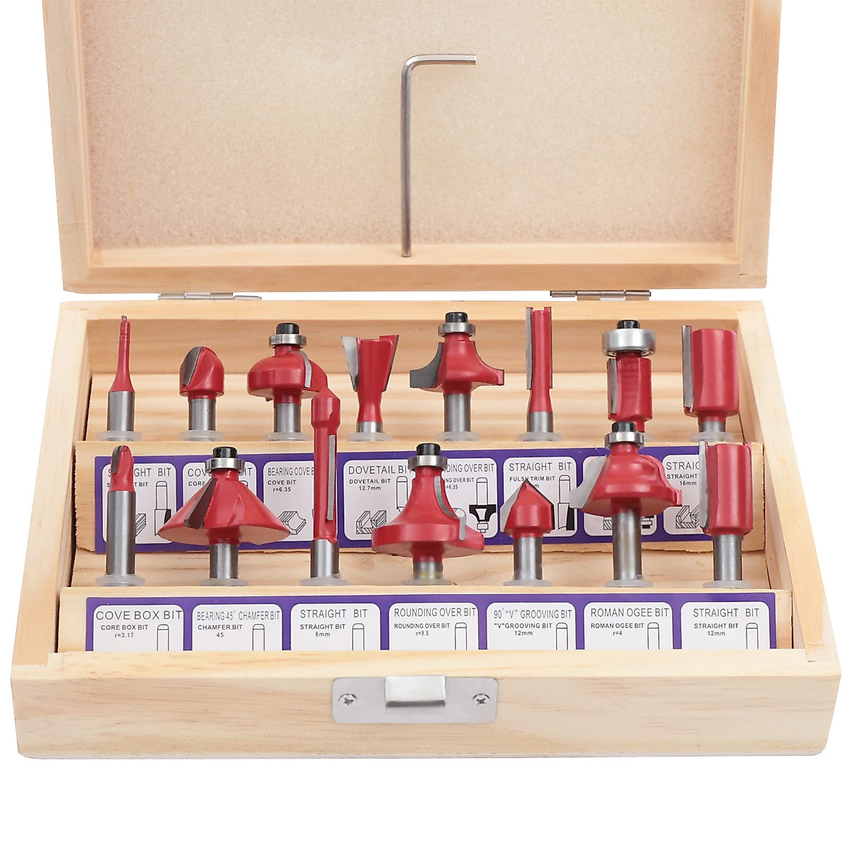 110V 800W Wood Router, 30000R/MIN Routers Tool Wood Trimmer Router Electric Hand Trimmer Laminate Milling Engraving (Wood Router Tool Set)