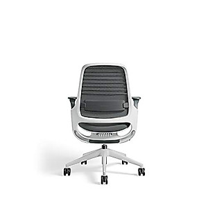 Steelcase Series 1 Office Chair, Hard Floor Casters, Graphite