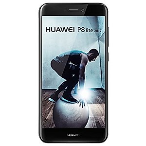 Huawei P8 Lite 2017 (GSM Only, No CDMA) Dual SIM 4G 16GB Black, 51091CDM (Black)