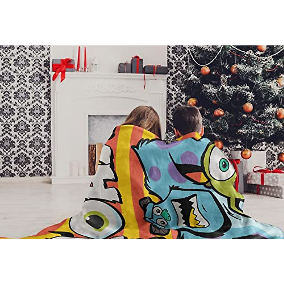 Northwest Monsters Inc Micro Raschel Throw Blanket, 46" x 60", Heading Out