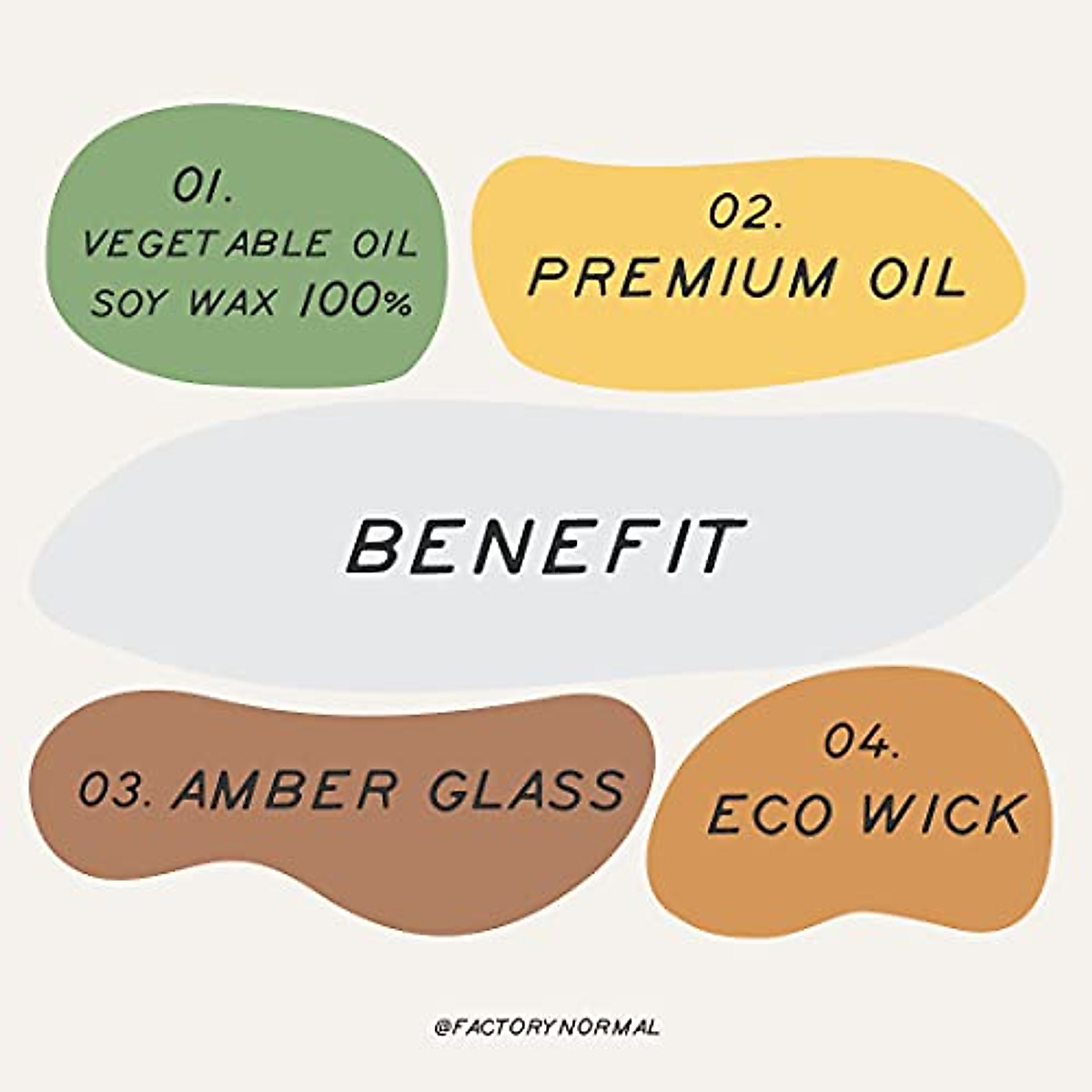 Cafe Au Lait Coffee Scented Soy Candles, Factory Normal Handmade Amber Jar Candle, 8oz, 20-35 Hour Burn Time