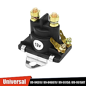 12V Trim Solenoid Starter Tilt Trim Pump Relay Solenoid Fit for Mercruiser Replace 89-94318 89-846070 89-96158 89-96158T (2 PCS)