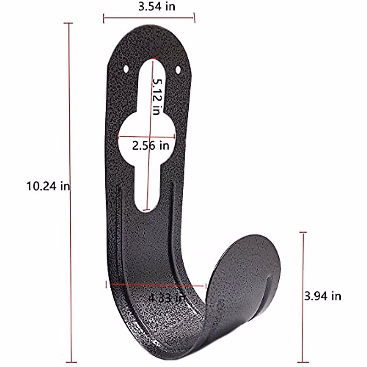 Eastrans Garden Hose Holder Wall Mounted Hold 100ft 3/4’’ Hose, Durable and Heavy Duty Rust-Free Hook Hanger for Water Hose, Keep Your Backyard Neat and Clean