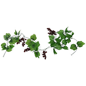YHJIC 2X Artificial Grape Vine Garland Fruit Garden Decoration
