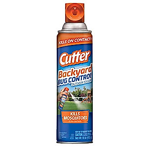 Cutter Backyard Bug Control Spray Concentrate, 32 Oz and Backyard Bug Control Outdoor Fogger, Kills Mosquitos, Gnats & Flies, Perfect for Backyards, Decks, Patios, 16 Ounce
