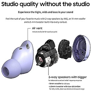 Samsung Galaxy Buds Pro, True Wireless Earbuds w/Active Noise Cancelling (Wireless Charging Case Included), Phantom Black (International Version) (Renewed)