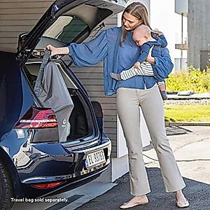 Stokke Clikk High Chair, Cloud Grey - All-in-One High Chair with Tray + Harness - Light, Durable & Travel Friendly - Ergonomic with Adjustable Features - Best for 6-36 Months or Up to 33 lbs