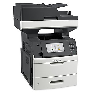 Lexmark MX710DE Monochrome Printer with Scanner, Copier and Fax - 24T7401,Gray/white