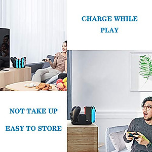 Upgraded Controller Charger Dock Station for Nintendo Switch Pro Controller and Joy con, FANPL 6-in-1 Charging Stand for Switch & OLED Model & Lite with Charging Indicator and Type C Charging Cable