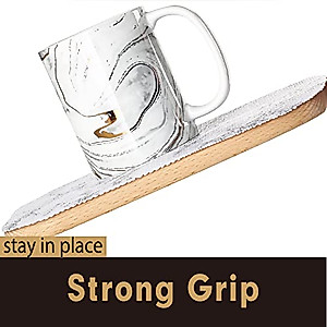 Premium Drawer and Shelf Liner for Cabinet, Non Adhesive Liner for Kitchen, Strong Grip Non Slip Shelf Liners for Kitchen Cabinets, Storage, Drawers, Shelves, Kitchenware and Tableware, Marble