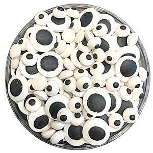 COOL MOM SPRINKLES Assorted Size Eye Sprinkles (4 oz.) – Themed Sprinkles for Decorating Cakes, Cupcakes, Cookies & Desserts – Mixed in the USA/Gluten-Free