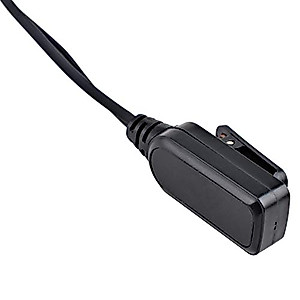 KS K-STORM CLS1110 Walkie Talkie Earpiece Headset Compatible with Motorola Radio CP200, RDM2070D, CLS1413, HKLN4604, PU Material, Black