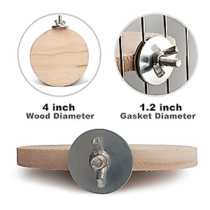 3PCS Bird Perches. Bird Rope Perche Parakeet Standing Chewing Toy Bird Swing. Bird Cage Accessories Suitable for Small Parrot, Budgies, Cockatiels, Mynah, Lovebirds