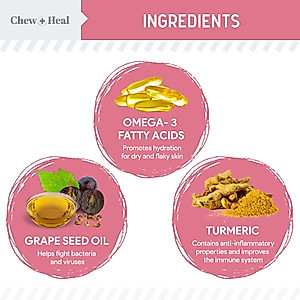 Dog Allergy Chews - 90 Delicious Soft Chew Treats - Anti Itch Allergy Relief for Dogs and Cats - Boosts Immune System, Promotes Skin Health - Seasonal Allergy Treatment for Pets - Made in The USA