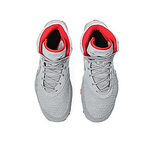 ASICS Women's MATBLAZER Wrestling Shoes, 11, Piedmont Grey/Classic RED