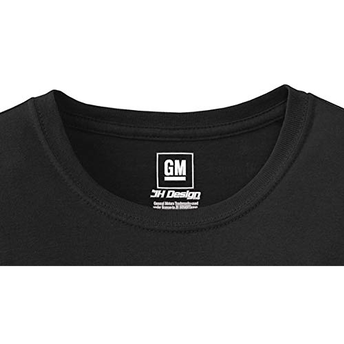 JH DESIGN GROUP Men's Chevy Bow Tie Distressed American Flag T-Shirt (Large, Black)