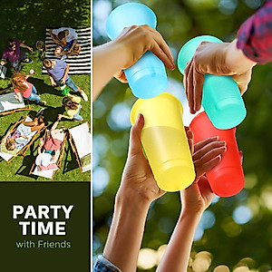 18 Packs Cups with Lids and Straws Glitter Reusable Cups in Vivid Colors 24 oz Plastic Tumbler with Lid and Straw Iced Coffee Cup Reusable Coffee Cups with Lid Ices Coffee Travel Mug Cup Water Glasses