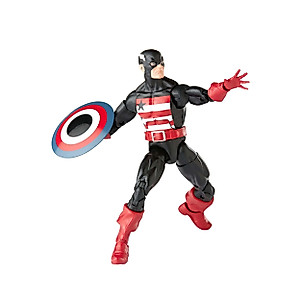 Marvel Legends Series U.S. Agent Classic Comics Action Figure 6-inch Collectible Toy, 1 Accessory, 2 Build-A-Figure Parts