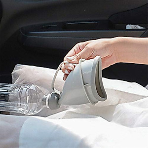 YSBZChu 2 PCS Unisex Urinal Urination Device Travel Portable Emergency Toilet, Outdoor Camping Car Urinal Funnel for Male Female (Gary)