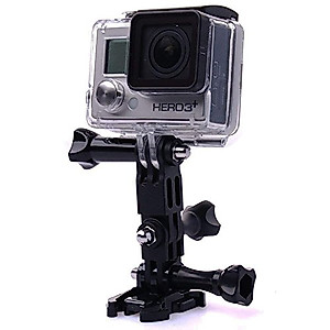OctinPris 3-Way Adjustable Extension Pivot Arm Adapter Set- Long & Short Straight Joints Connector Convertor 35mm/50mm (2X Same Direction + 2X Reverse) for Gopro Hero Series, SJCAM, GeekPro ect.