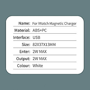 USB Charger for Apple Iwatch Watch, Magnetic Travel Portable Wireless chargering Compatible for Apple Watch Series 8 7 6 SE 5 4 3 2 1 44mm 42mm 40mm 38mm No Cable Charger