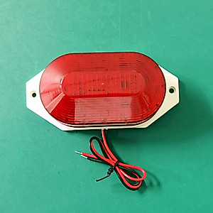 AC110V 120V Strobe Siren Industrial Warning Light and Sound Emergency Panic Alarm can work with Smart Switch Plug (Not Include)