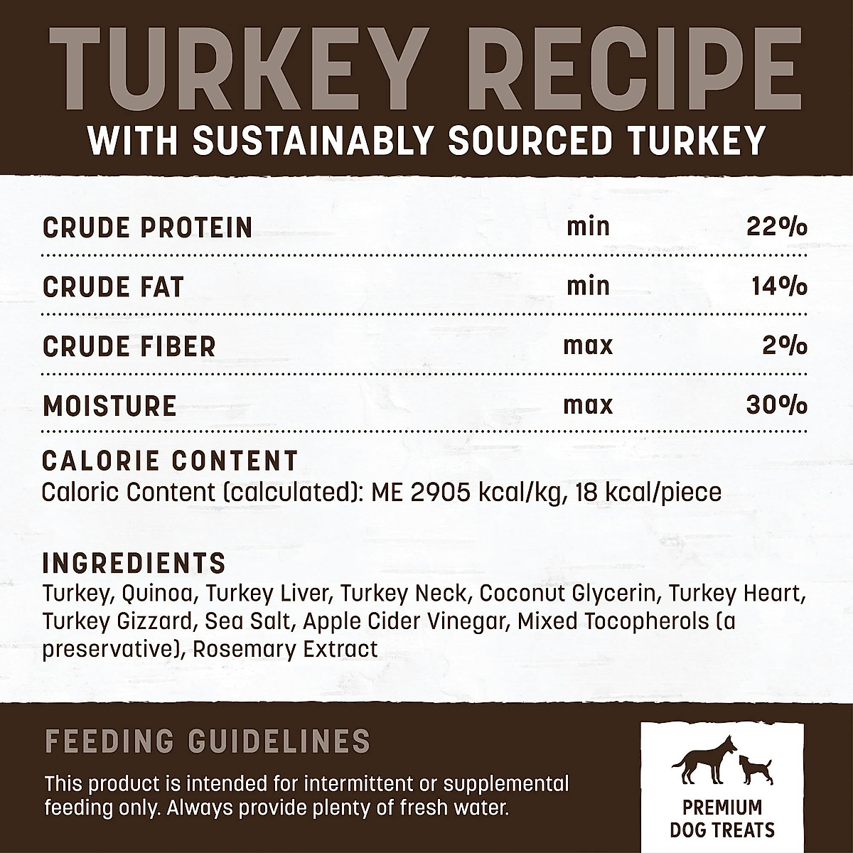 Earth Animal Wisdom Air-Dried Jerky Turkey Recipe | Dog Treats | Dog Snacks | Premium Natural Turkey Jerky Strips | 4 oz | Dog Treats Made in The USA (Pack of 1)