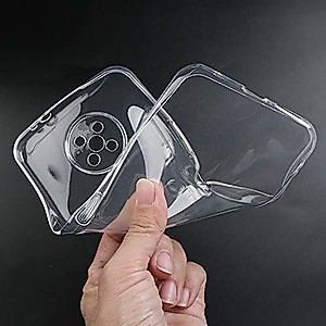 Ytaland for Nokia G50 5G Case, with 2 x Tempered Glass Screen Protector. Crystal Clear Silicone Shockproof TPU Bumper Protective Phone Case Cover