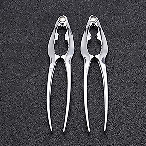 Household Tools Stainless Steel Set 8pcs Lobster Crackers and Picks Set Walnut Opener Crab Leg Tools Stainless Steel Seafood Crackers Forks Nut Set Zinc Alloy Household Tool Set