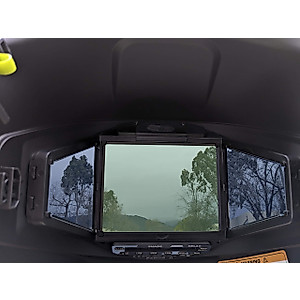 TGR Digital Panoramic 180 View Solar Powered Auto Darkening Welding Helmet - True Color (Black)