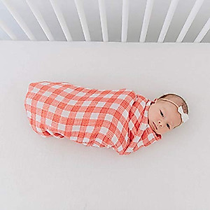 Red Rover Kids Cotton Muslin Swaddle - 47”x 47”- 100% Cotton – Machine Washable – Softer with Every Wash – Playful Designs -Soft, Breathable & Lightweight – Unisex (Picnic)