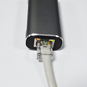 USB 3.1 to Ethernet Adapter with Cooling Vents for Laptop, Mac, Nintendo Switch, by Pacroban