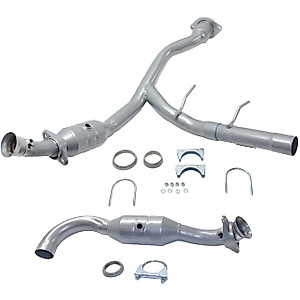 Evan Fischer Catalytic Converter 46-State Legal, Set of 2 Compatible with 5.4L Engine 2009-2010 Ford F-150, 2007-2014 Expedition, Fits 2007-2013 Lincoln Navigator Driver and Passenger Side