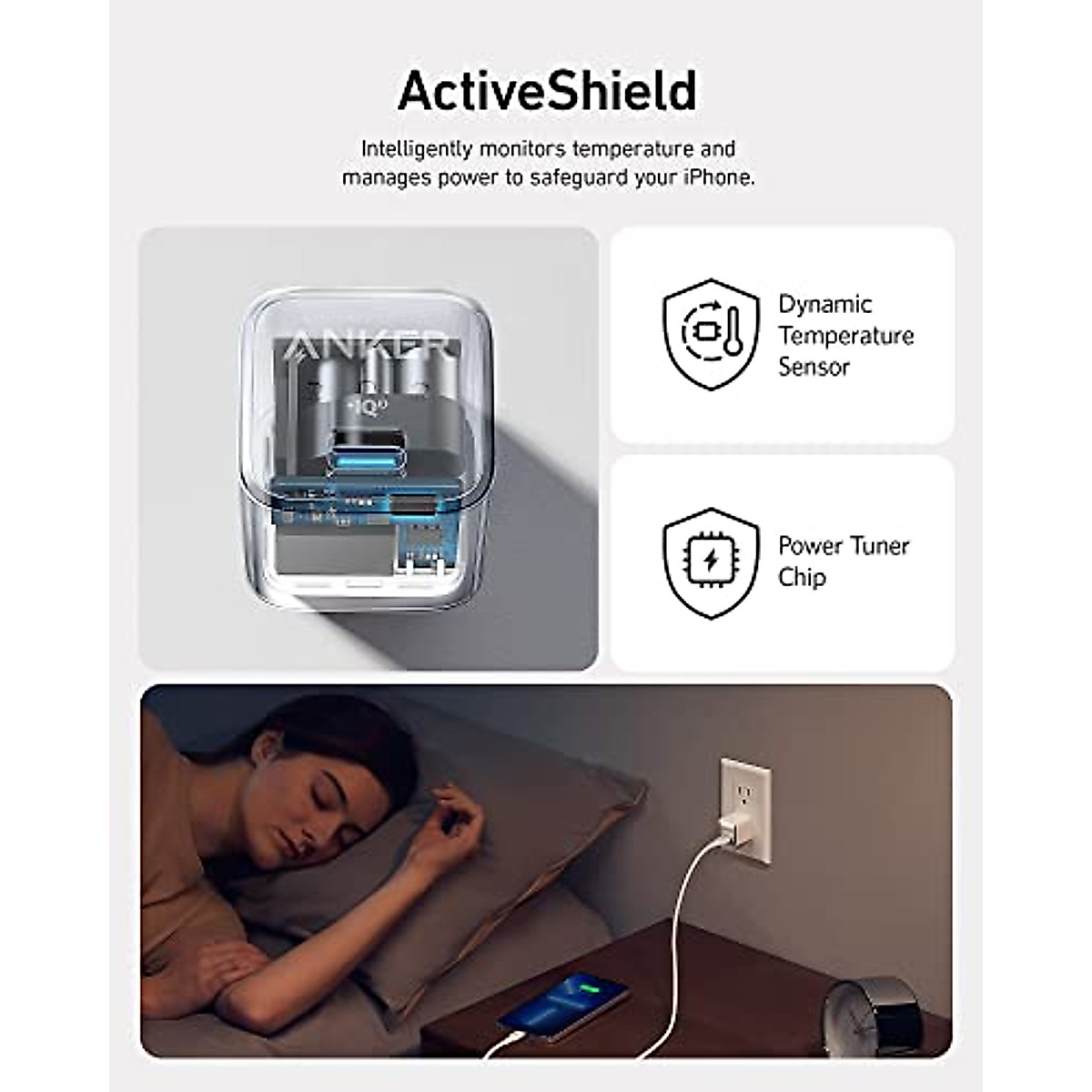 USB C Charger 20W, Anker 511 Charger (Nano Pro), PIQ 3.0 Durable Compact Fast Charger, Anker Nano Pro for iPhone 14/14 Plus/14 Pro/14 Pro Max, Galaxy, Pixel 4/3, iPad/ iPad mini (Cable Not Included)