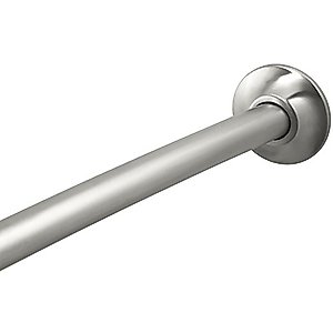 KOHLER 563610 Curved Shower Rod, Brushed Stainless
