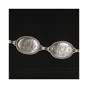 Tony Lama Women's Oval Concho Belt M