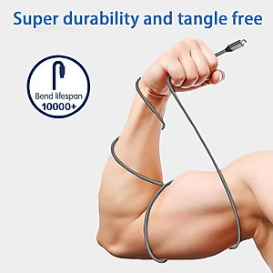 Micro USB Charger Cable 6FT 3Pack Android Charging Cord for PS4,Xbox One Controller,Amazon Echo Dot,Kindle Fire eReaders,Cameras,Samsung Galaxy S7 Edge J7 J5 Tab S2,Note 5,LG G4 G3L K40,Moto E6 E5 G4