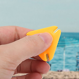 Dilwe Fishing Coated Braid Stripper, Fishing Coated Braid Stripper Tool Line Coated Removal Tool Line Cutter Fishing Accessory(Orange)