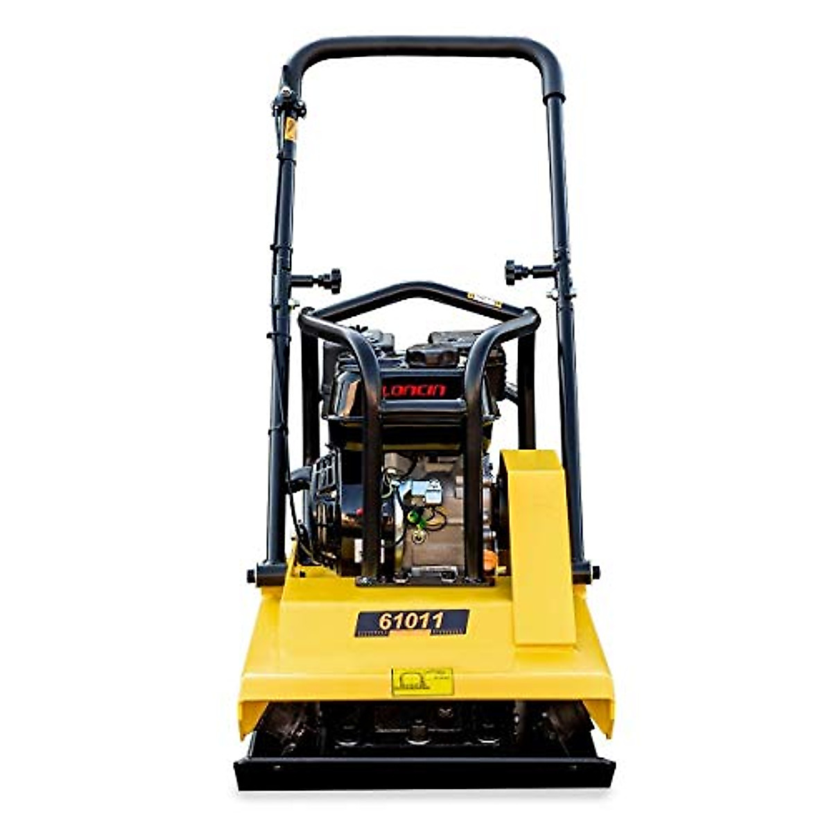 Stark USA 196cc Reversible Handle Plate Compactor Gas 6.5HP 4,040lbs Force 24" x 18" Plate Size Concrete Push/Pull Handle Tamper Machine Paver