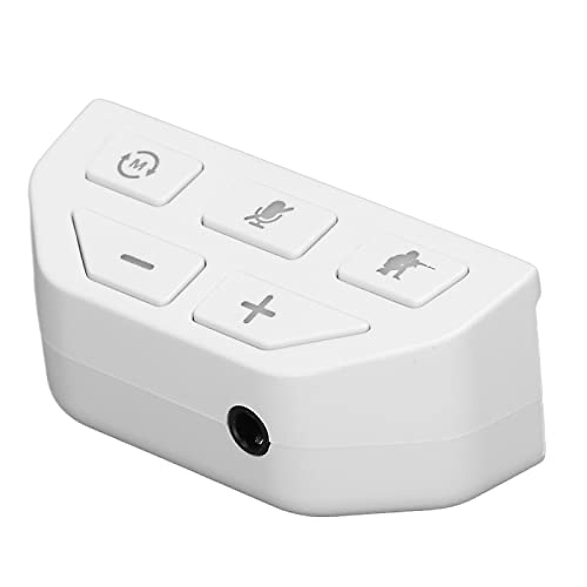 CUIFATI Sound Enhancer for Convenient Volume Up and Down Buttons The Voice Mode Greatly Attenuates Environmental Sounds Designed for Controllers(White)