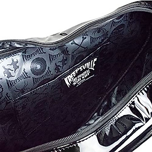 Jack-o-Lantern Face Bag Pumpkin Glitter Halloween Heart Handbag Large Purse