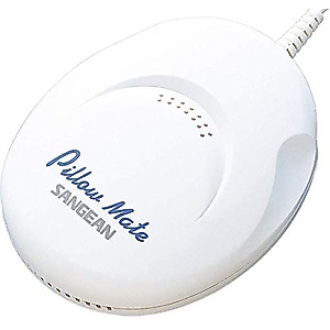 Sangean America, Inc. PS-100 Pillow 3.5mm Aux Portable Speaker, White, One Size