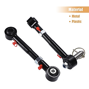 X AUTOHAUX 1 Set 2.5"-6" Adjustable Front Sway Bar Quick Disconnect End Links for Jeep Wrangler TJ 1997-2006 for Cherokee XJ 1984-2001 Replace 2030 Swaybar Quicker Disconnect System