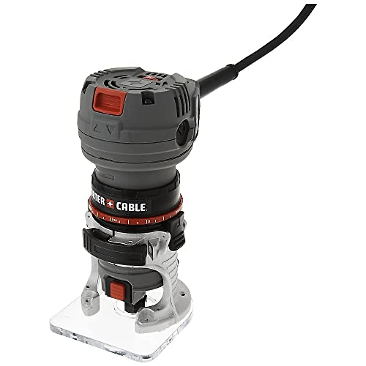 PORTER-CABLE Porter Cable Router, Variable Speed, 1/4-Inch Laminate Trimmer, 5.6-Amp (PCE6435)