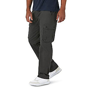 Lee Men's Wyoming Relaxed Fit Cargo Pant, Shadow, 34W x 32L