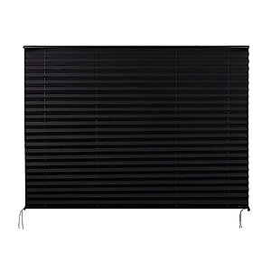 Camper Comfort Black RV Pleated Shade | Camper Blinds | RV Privacy Blinds | RV Solar Shade| Motor-Coach Shade (50" X 38")
