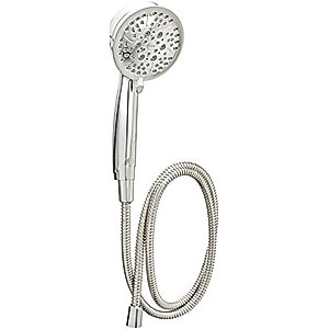 Moen 26015 Caldwell Hand Held Shower Head Set Multi Function 2.5 GPM Spray with Hose, Chrome