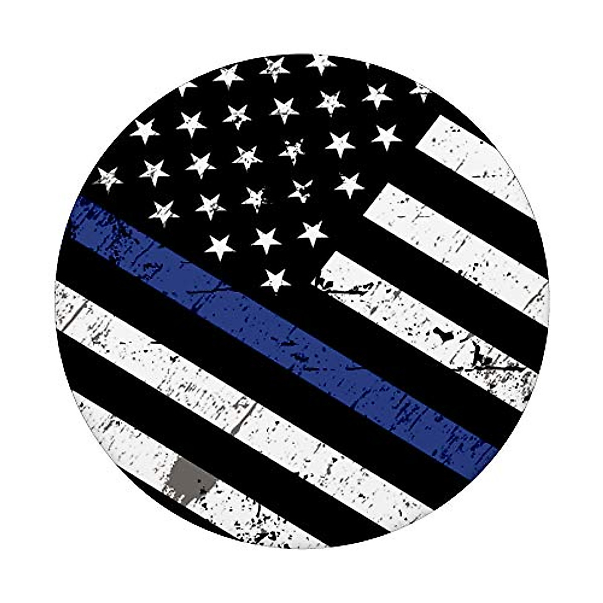 Thin Blue Line American Flag USA Flag PopSockets Swappable PopGrip