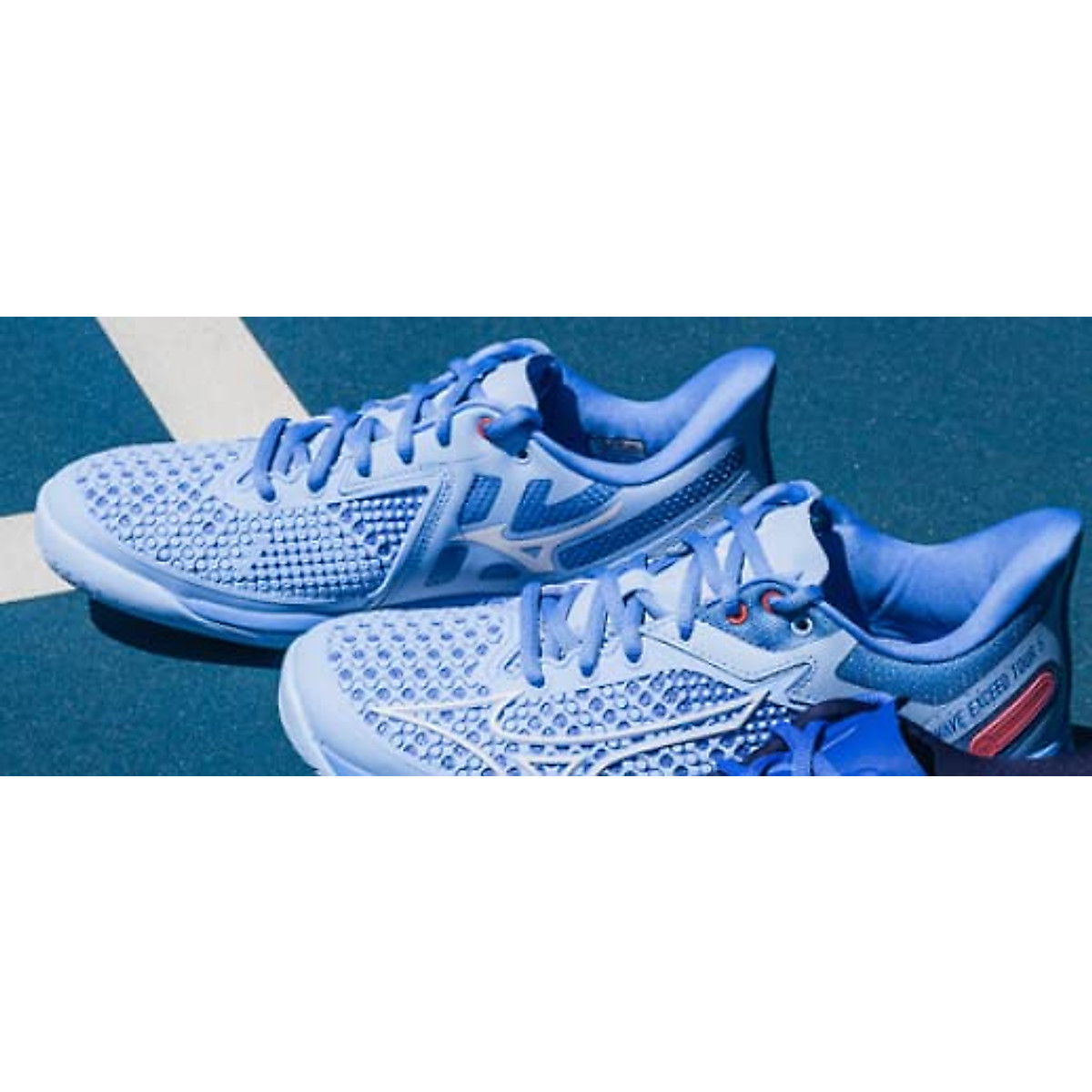 Mizuno Women's Tennis Shoe, Dutch Canal-White, 7