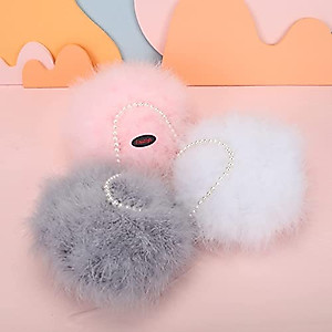 Fawziya Prom Clutch Purse Feather Bags For Women-Pink